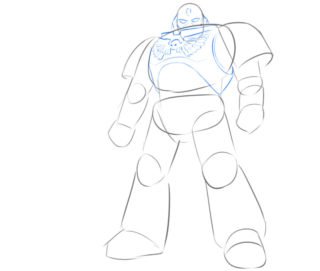 How to Draw a Space Marine - Geek-Blog.net