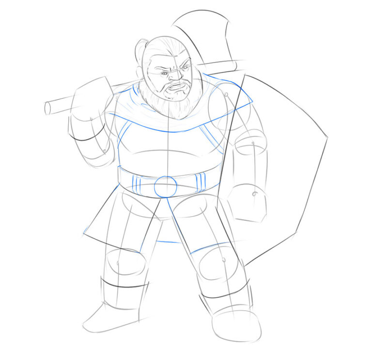 How to Draw a Dwarf - Geek-Blog.net