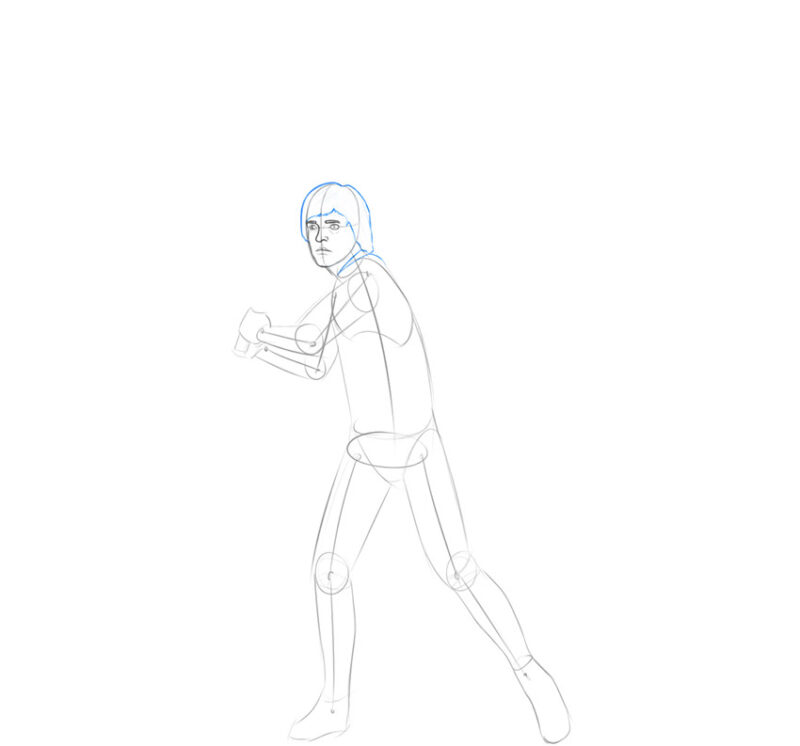 How to Draw Luke Skywalker - Geek-Blog.net