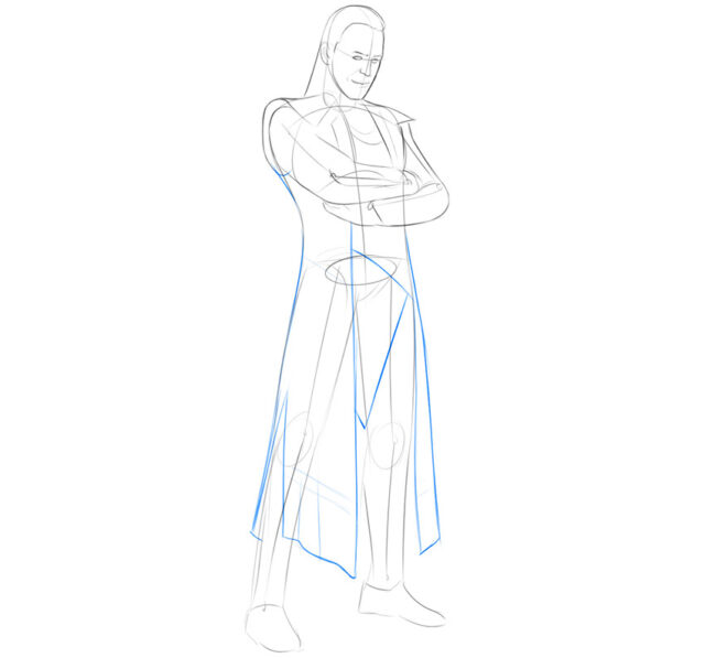 How to Draw Loki from Avengers - Geek-Blog.net