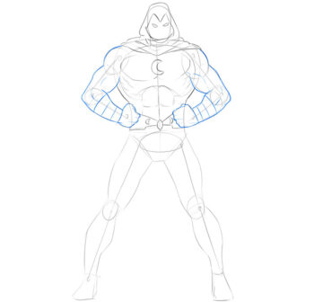 How to Draw Moon Knight - Geek-Blog.net