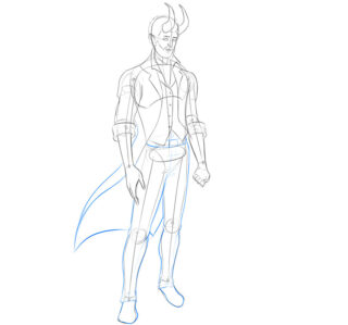 How to Draw a Tiefling - Geek-Blog.net