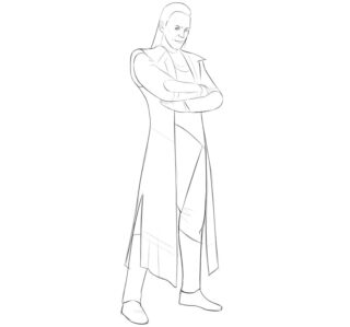 How to Draw Loki from Avengers - Geek-Blog.net